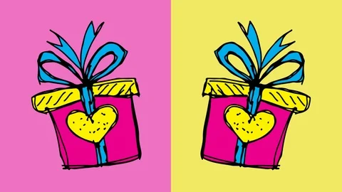 kids drawing pop art seamless background... | Stock Video | Pond5