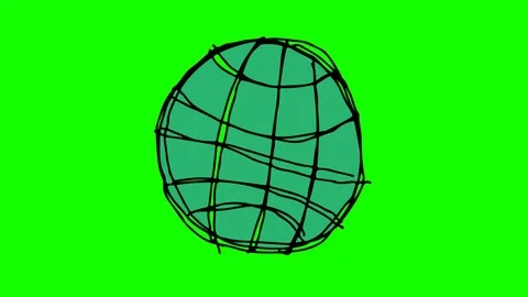 kids drawing symbol green screen with th... | Stock Video | Pond5