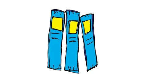 kids drawing white screen with theme of ... | Stock Video | Pond5