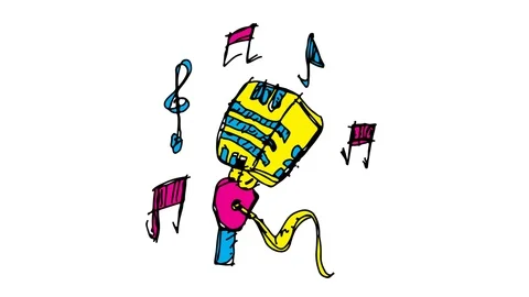 kids drawing white screen with theme of ... | Stock Video | Pond5