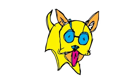 kids drawing white screen with theme of ... | Stock Video | Pond5