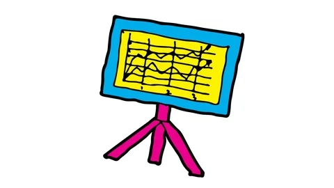 kids drawing white screen with theme of ... | Stock Video | Pond5