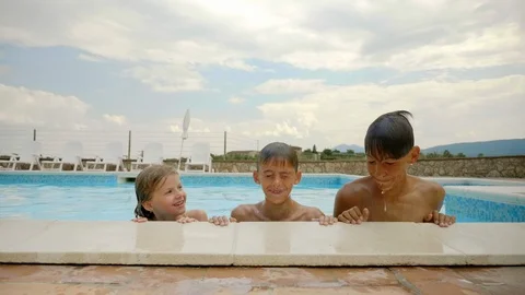 Emerging From Pool Stock Video Footage | Royalty Free Emerging From ...