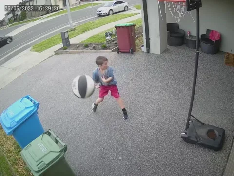 Kids Gets Scared by Doorbell Camera, Cra... | Stock Video | Pond5