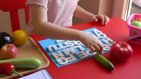 kids learn to read. letters abc for kind... | Stock Video | Pond5
