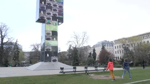 Kids playing at One Person One Person Ar... | Stock Video | Pond5