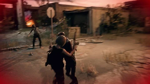 Killing the infected zombies with a rifl... | Stock Video | Pond5