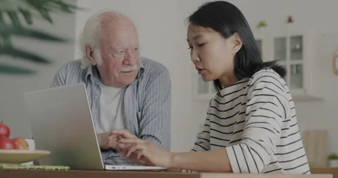 Caregiver Computer Stock Videos – Royalty-Free HD & 4K Videos