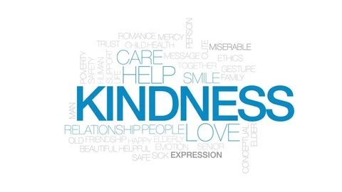 Kindness animated word cloud, text desig... | Stock Video | Pond5