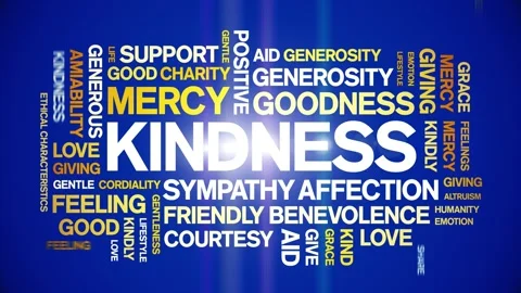 Kindness animated word cloud,animation t... | Stock Video | Pond5
