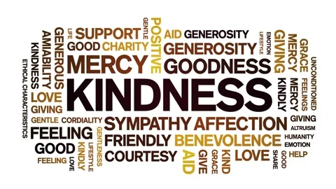 Kindness animated word cloud,animation t... | Stock Video | Pond5