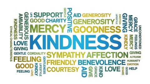 Kindness animated word cloud,animation t... | Stock Video | Pond5