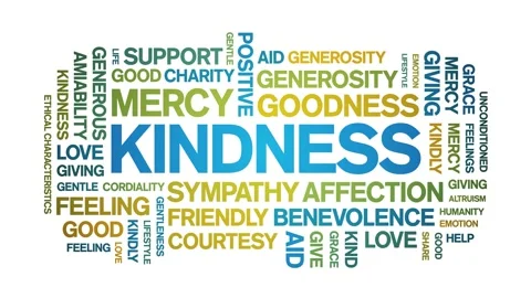 Kindness animated word cloud,animation t... | Stock Video | Pond5