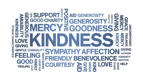 Kindness animated word cloud,animation t... | Stock Video | Pond5