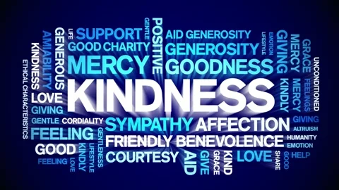 Kindness animated word cloud,animation t... | Stock Video | Pond5
