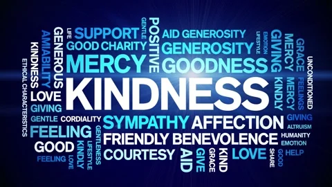 Kindness animated word cloud,animation t... | Stock Video | Pond5