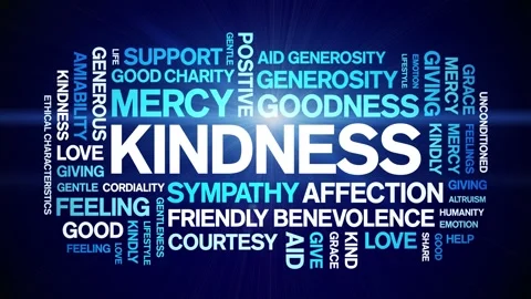 Kindness animated word cloud,animation t... | Stock Video | Pond5