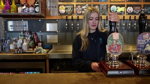 King Charles celebrated with new beer - ... | Stock Video | Pond5