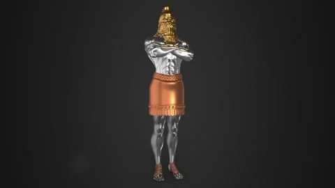 King Nebuchadnezzar's Dream Statue Danie... | Stock Video | Pond5