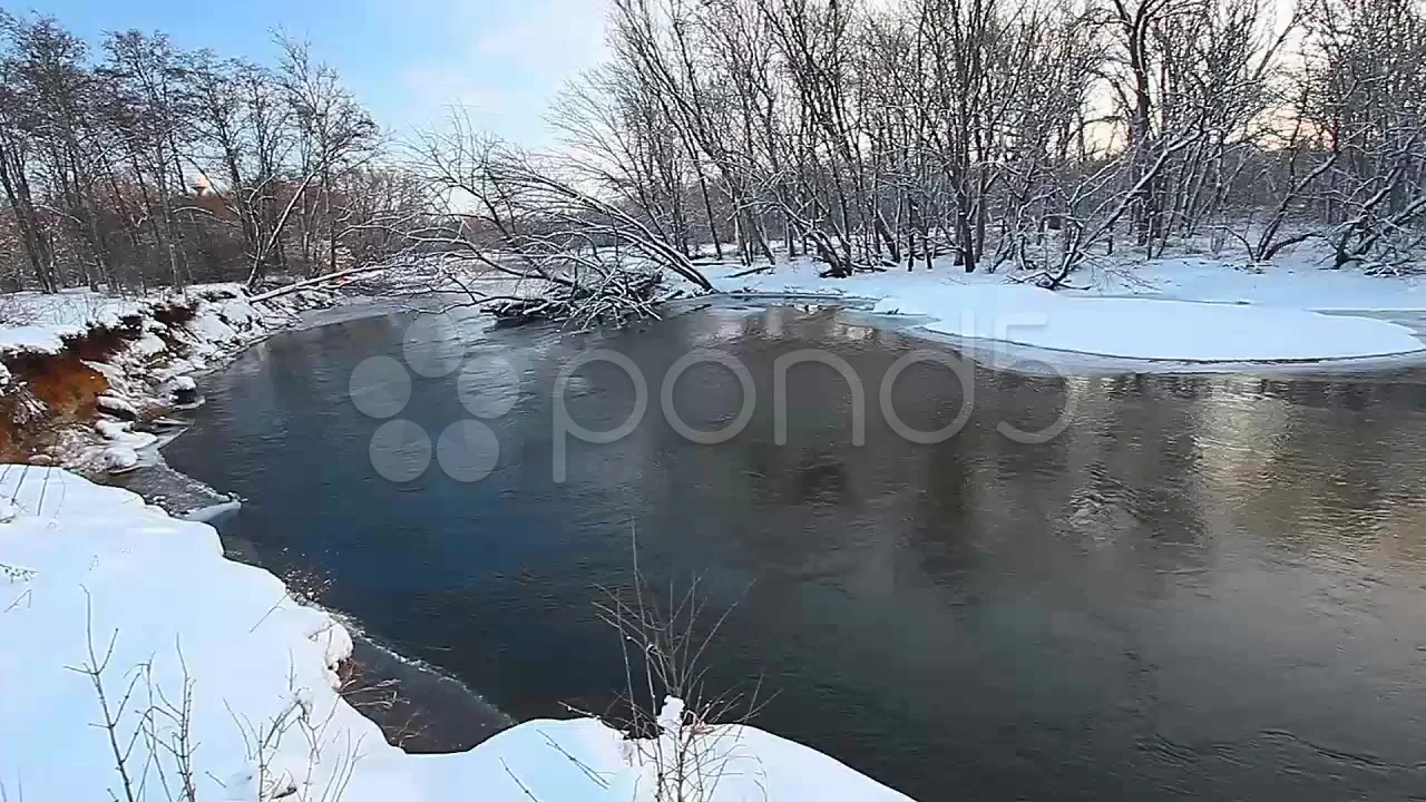 Winter River Scenes