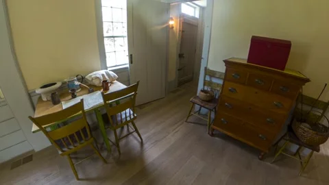 Kitchen and translation room for the His... | Stock Video | Pond5