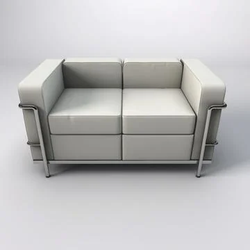 KMP Corbu Sofa ~ 3D Model ~ Download #91526456 | Pond5