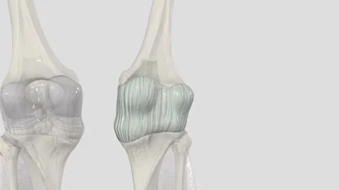 The knee capsule is a dual-layered struc... | Stock Video | Pond5