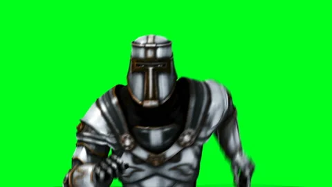 Medieval Knight Green Screen Stock Video Footage | Royalty Free ...