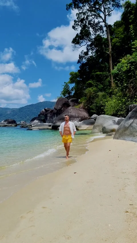 Ko Adang Island near Koh Lip Thailand in... | Stock Video | Pond5