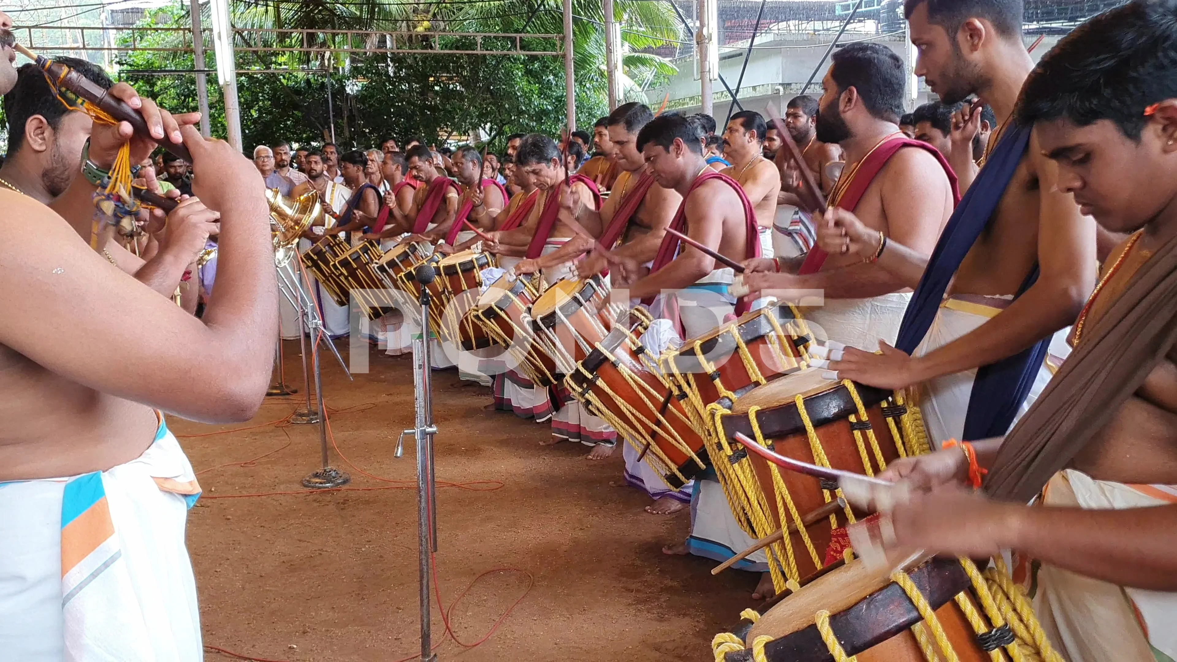 Panchavadyam Painting