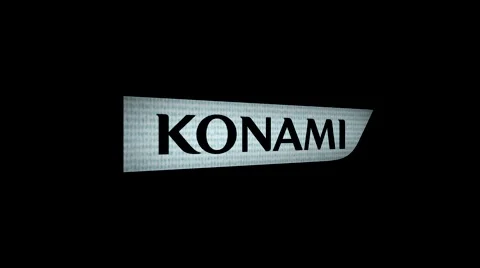 Konami 3D Logo - Arcade game screen - Mo... | Stock Video | Pond5