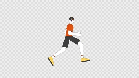 Gif Running Man Stock Video Footage | Royalty Free Gif Running Man ...