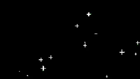 Koshiro retro game 16bit stars flythroug... | Stock Video | Pond5