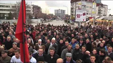 KOSOVO: Kosovo Liberation Army (KLA) vet... | Stock Video | Pond5