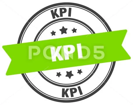 Kpi stamp. kpi label on transparent background. round sign: Graphic ...