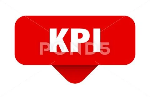 Kpi sticker. kpi sign on transparent background: Graphic #279460065