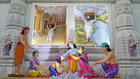 Mandir In Wall Stock Footage ~ Royalty Free Stock Videos | Pond5