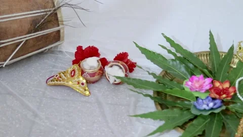 krishna janmashtami studio background se... | Stock Video | Pond5