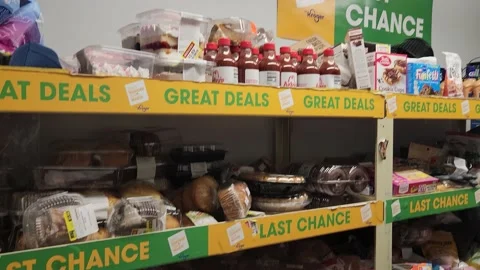Kroger Clearance Section Grocery Store S... | Stock Video | Pond5