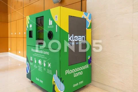 Kuala Lumpur, Malaysia - June 06 2024: Reverse vending machine for ...