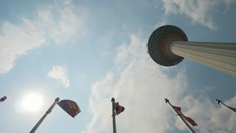 kuala lumpur tower top up view national ... | Stock Video | Pond5