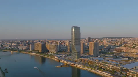 Serbia Belgrade Drone Stock Footage ~ Royalty Free Stock Videos | Pond5