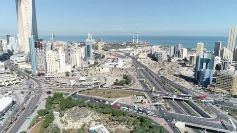 Kuwait Drone Stock Footage ~ Royalty Free Stock Videos | Pond5