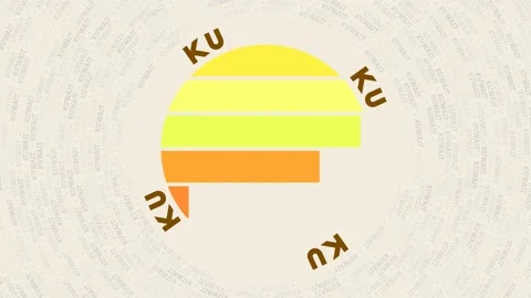 Kuwait logo intro. Badge with the circul... | Stock Video | Pond5