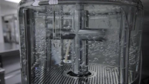 Lab magnetic stirrer. Laboratory homogen... | Stock Video | Pond5