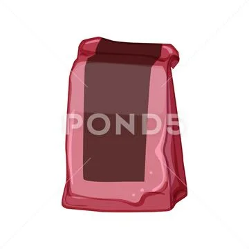 Label coffee packaging cartoon vector illustration Illustration #236087368