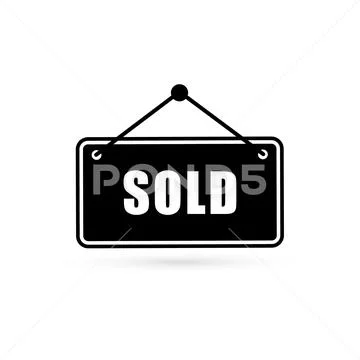 Label icon for the items to be sold. simple flat vector illustration ...