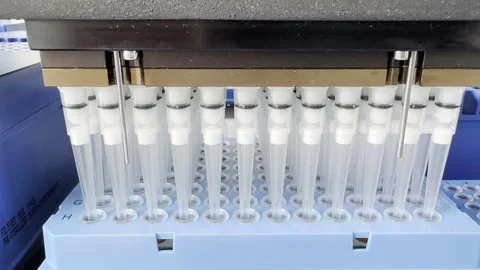 laboratory automated liquid handling sys... | Stock Video | Pond5