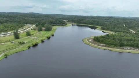 Lagoi Bay Beach, the most hit tourist at... | Stock Video | Pond5