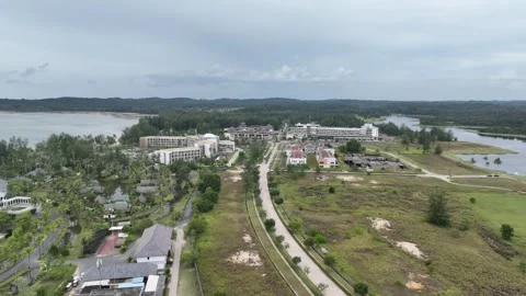 Lagoi Bay, a popular and trendy tourist ... | Stock Video | Pond5